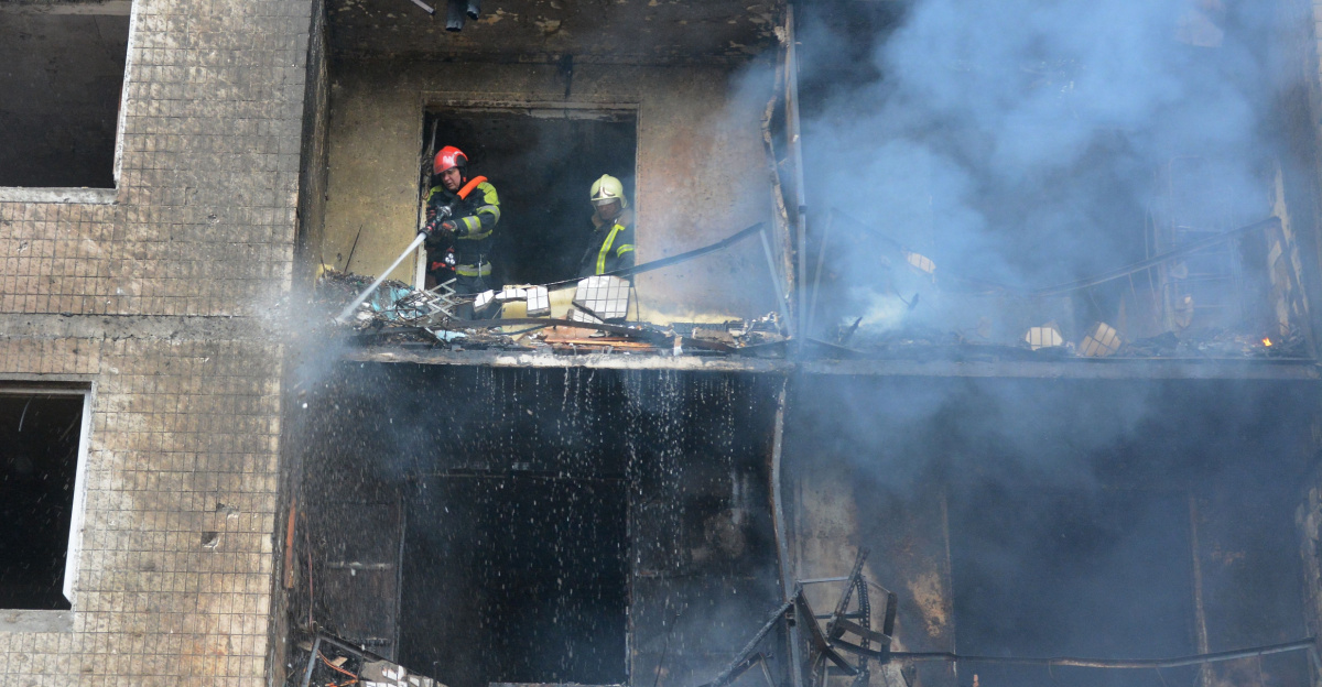 Kyiv Hit by 115 Drones in Russia’s Largest Drone Attack