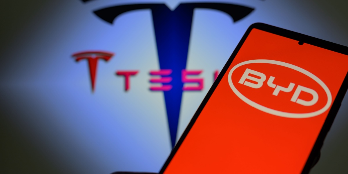 Tesla knocked off top spot in global EV market after second straight ...